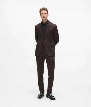 Karl Lagerfeld All-over Monogram Suit Jacket