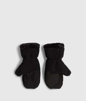 Karl Lagerfeld Ikon Faux-shearling Mittens