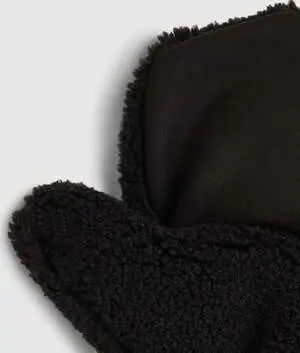 Karl Lagerfeld Ikon Faux-shearling Mittens