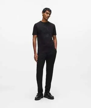 Karl Lagerfeld Karl Portrait Embroidery T-shirt