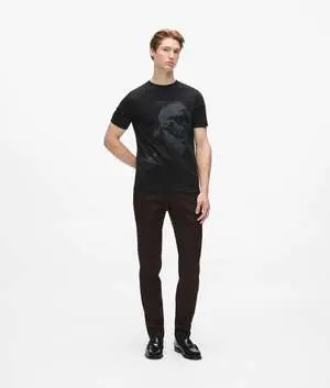 Karl Lagerfeld Karl Portrait Print T-shirt