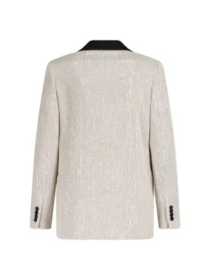 LARDINI Single-breasted Sequin Blazer