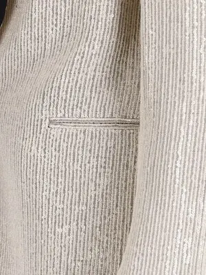 LARDINI Single-breasted Sequin Blazer