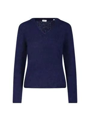 Aspesi Mohair And Wool Sweater - Blue