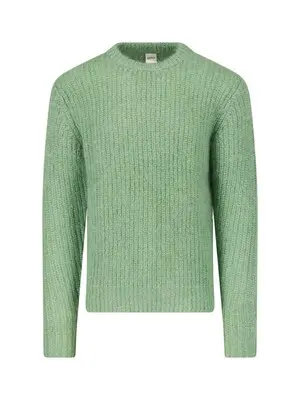 Aspesi Mohair And Wool Sweater - Green