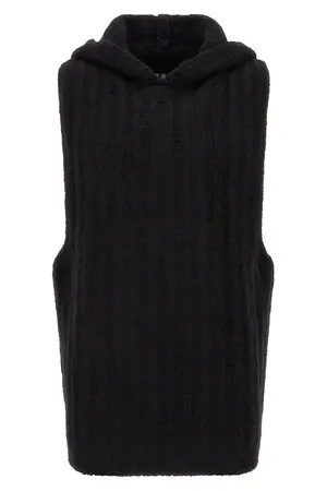 Rick Owens Hooded Tank' Top - Black