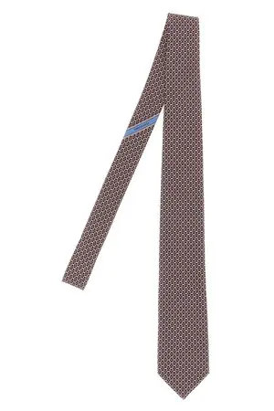 FERRAGAMO 'chapeau' Tie Bordeaux
