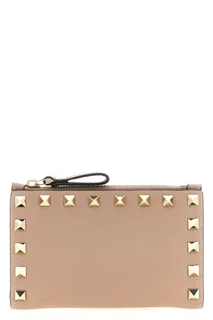 Valentino Garavani Rockstud' Cardholder - Pink