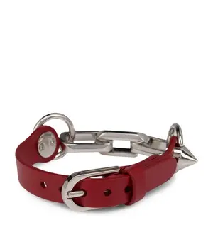 CHRISTIAN LOUBOUTIN Eva Leather Bracelet