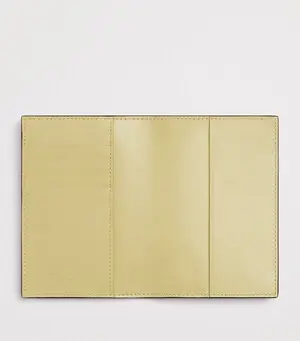 Bottega Veneta Leather Intrecciato Passport Holder