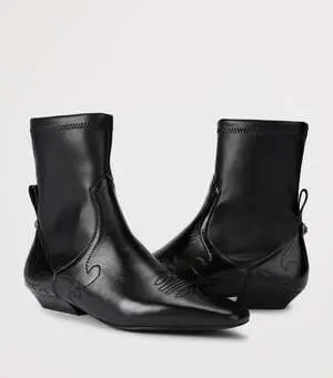 Kurt Geiger Leather Arizona Ankle Boots