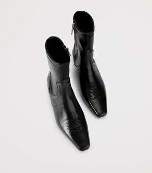 Kurt Geiger Leather Arizona Ankle Boots