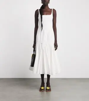 Jacquemus Cotton Agave Midi Dress