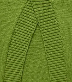 Eskandar Cashmere Plunge-neck Sweater Vest