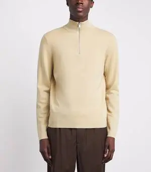 Sandro Wool Half-zip Sweater