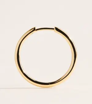 Harrods Large Yellow Huggie Earrings