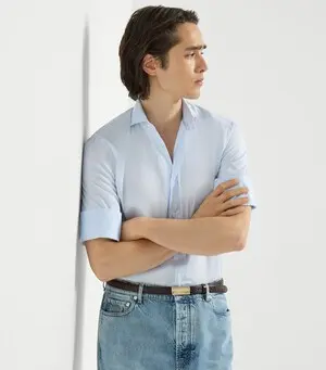 Brunello Cucinelli Cotton Twill Shirt