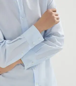 Brunello Cucinelli Cotton Twill Shirt