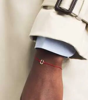 REDLINE Yellow Gold And Diamond Fer À Cheval Bracelet
