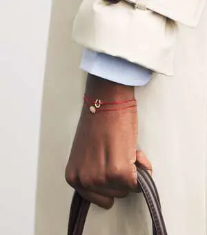 REDLINE Yellow Gold And Diamond Fer À Cheval Bracelet