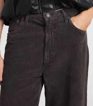 AGOLDE Corduroy Ren High-rise Wide-leg Jeans