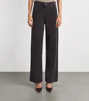 AGOLDE Corduroy Ren High-rise Wide-leg Jeans