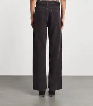AGOLDE Corduroy Ren High-rise Wide-leg Jeans