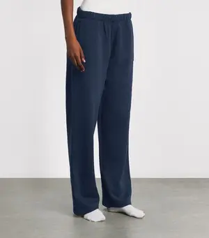 SKIMS Cotton-blend Fleece Straight Sweatpants
