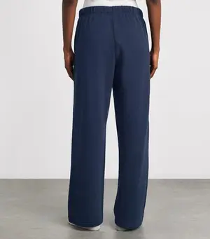 SKIMS Cotton-blend Fleece Straight Sweatpants