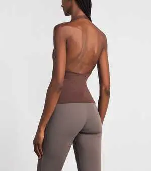 SKIMS Smooth Layers Halterneck Top