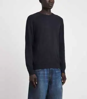 Sunspel Sea Island Cotton-cashmere Sweater