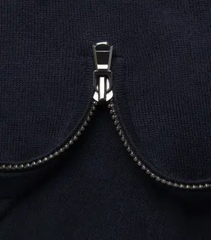 Sunspel Sea Island Cashmere Half-zip Sweater