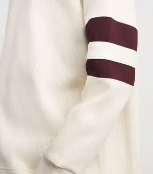 Fred Perry Cotton Logo Polo Sweatshirt