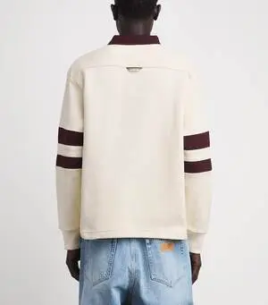 Fred Perry Cotton Logo Polo Sweatshirt