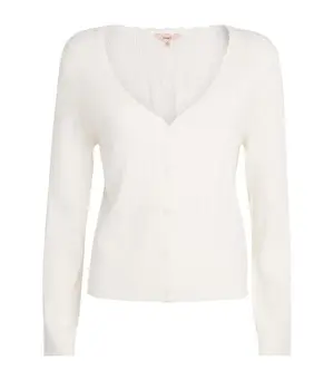 Eberjey Pointelle Cardigan - Ivory