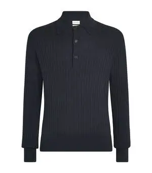 Oliver Peoples Organic Cotton Pablo Polo Shirt - Navy