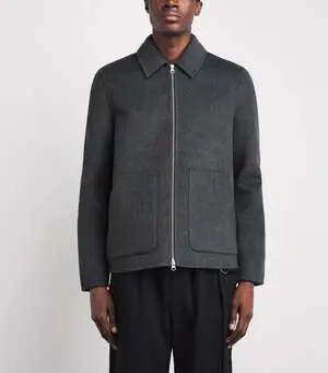 SAMSØE SAMSØE Recycled Wool-blend Sapaulo Overshirt