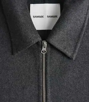 SAMSØE SAMSØE Recycled Wool-blend Sapaulo Overshirt