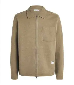 SAMSØE SAMSØE Wool Hannes Overshirt - Brown