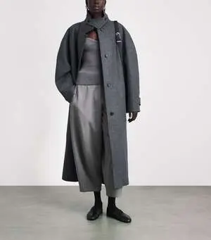 JIL SANDER Wool-blend Oversized Coat