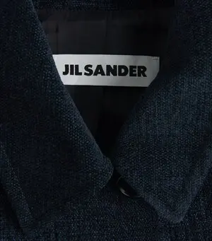 JIL SANDER Chenille Car Coat