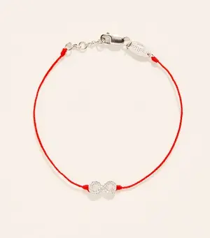 REDLINE White Gold And Diamond Elyseum Bracelet - Red