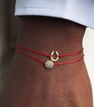 REDLINE Yellow Gold And Diamond Sol Soleil Bracelet