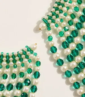 COPPOLA E TOPPO Beaded Frangia Necklace