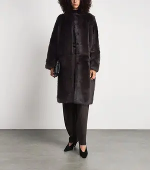 Almada Label Shearling Gemma Coat