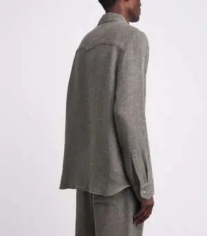 WON HUNDRED Wool-viscose Adriel Shirt