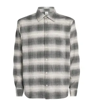 WON HUNDRED Check Pete Shirt - Black