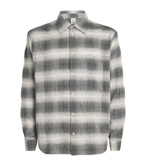 WON HUNDRED Check Pete Shirt - Black