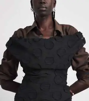 VIVIENNE WESTWOOD Polka-dot Ginnie Frill Midi Dress