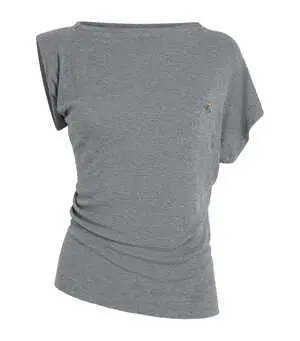 VIVIENNE WESTWOOD Asymmetric Orb Hebo Top - Grey
